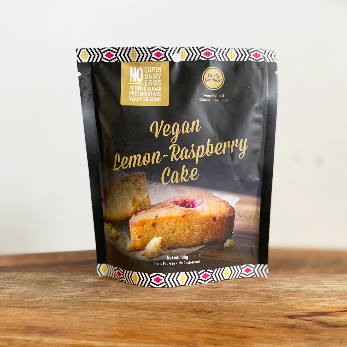 Vegan gluten-free lemon raspberry cake – Oh My Goodness!